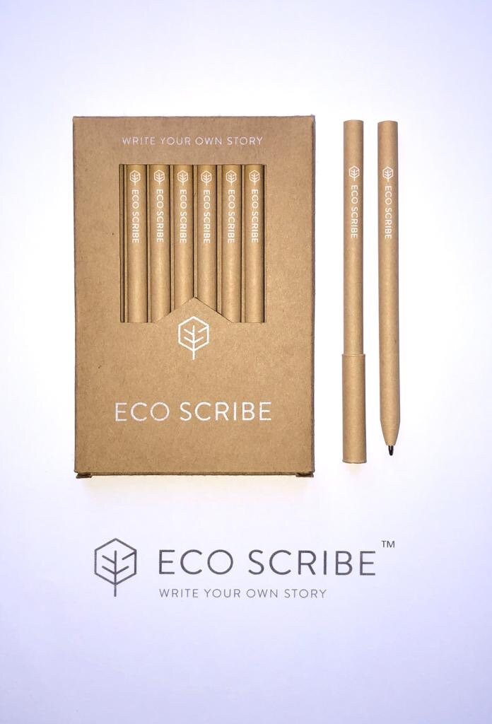 Eco Friendly Paper Pens 100% PLASTIC FREE Black Ink - Etsy UK