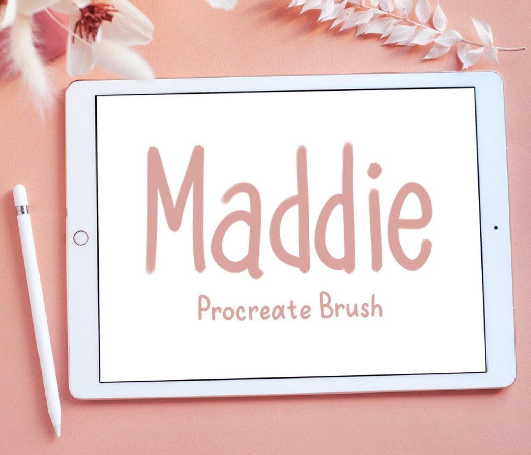 Procreate Brush "maddie" | for Lettering, Calligraphy, Digital Art, and ...