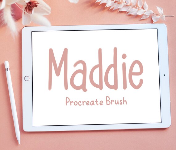 Procreate Brush maddie for Lettering | Etsy