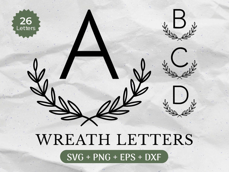 Monogram SVG Bundle Last Name Svg Initial Monogram Svg - Etsy