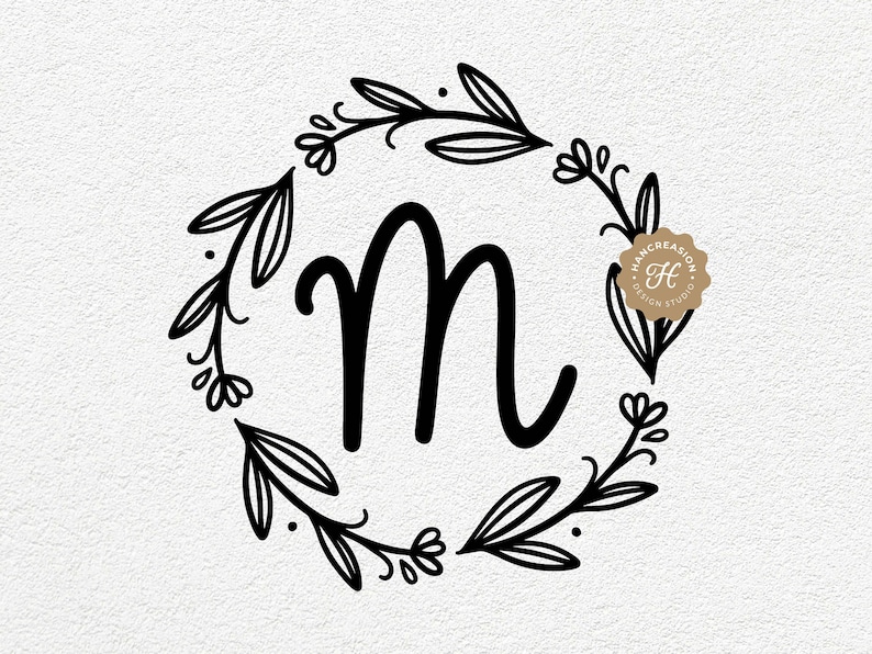 Monogram SVG Bundle Last Name Svg Initial Monogram Svg - Etsy