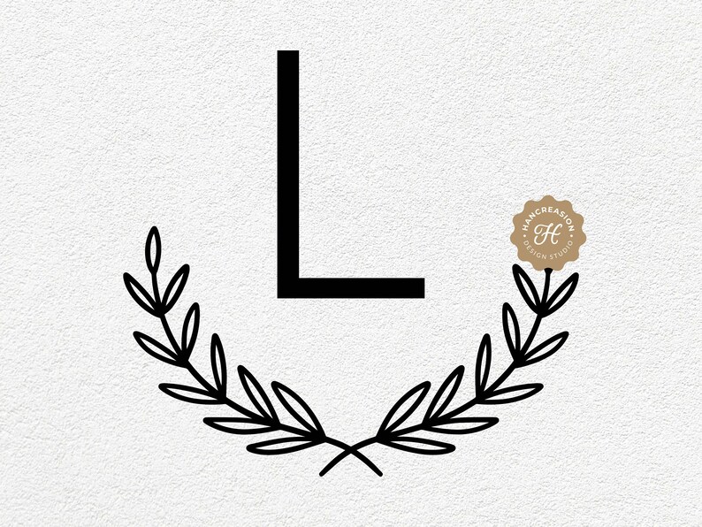 Monogram SVG Bundle Last Name Svg Initial Monogram Svg - Etsy