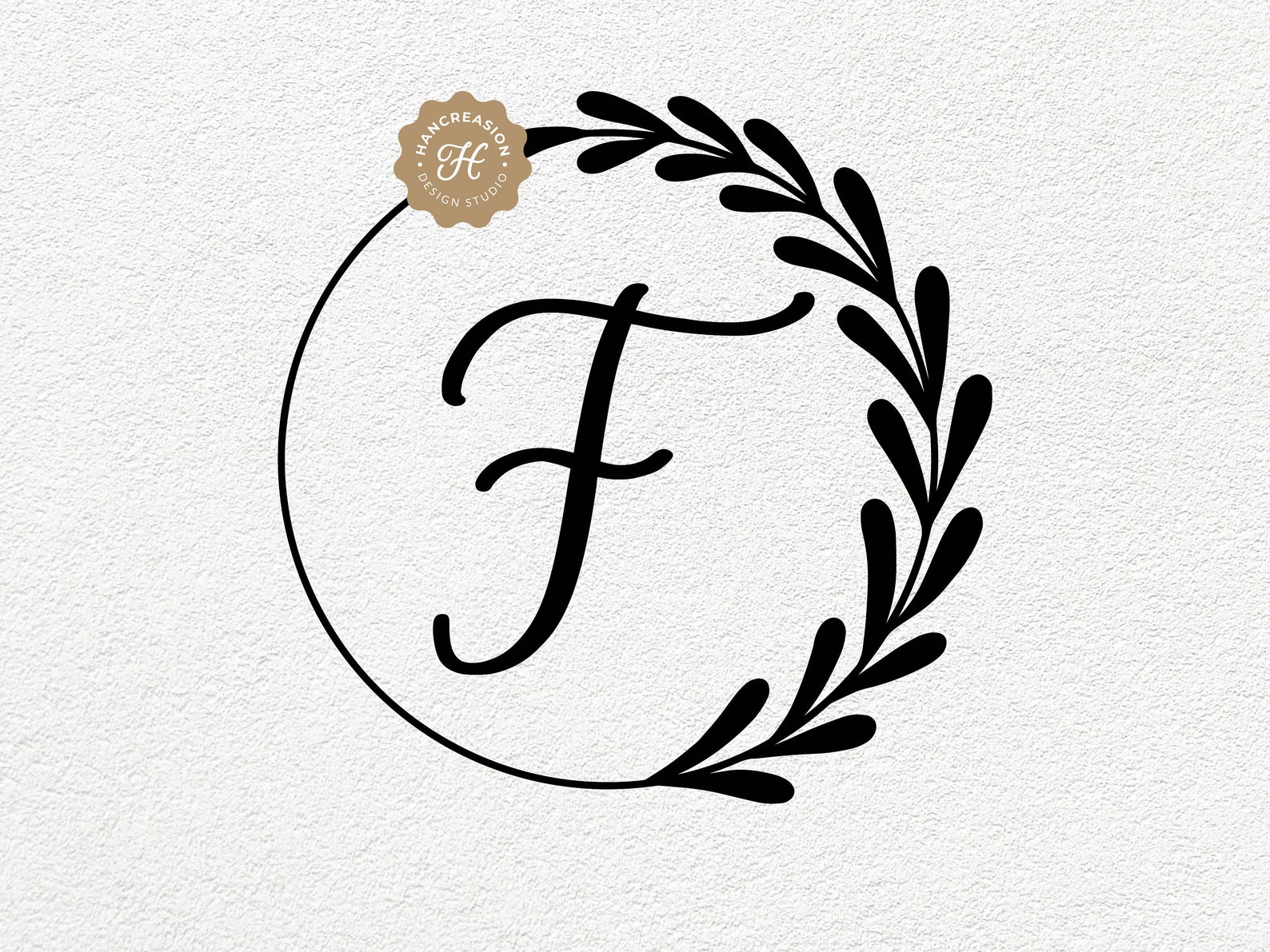 Monogram SVG Bundle, Last Name Svg, Initial Monogram Svg, Flourish ...