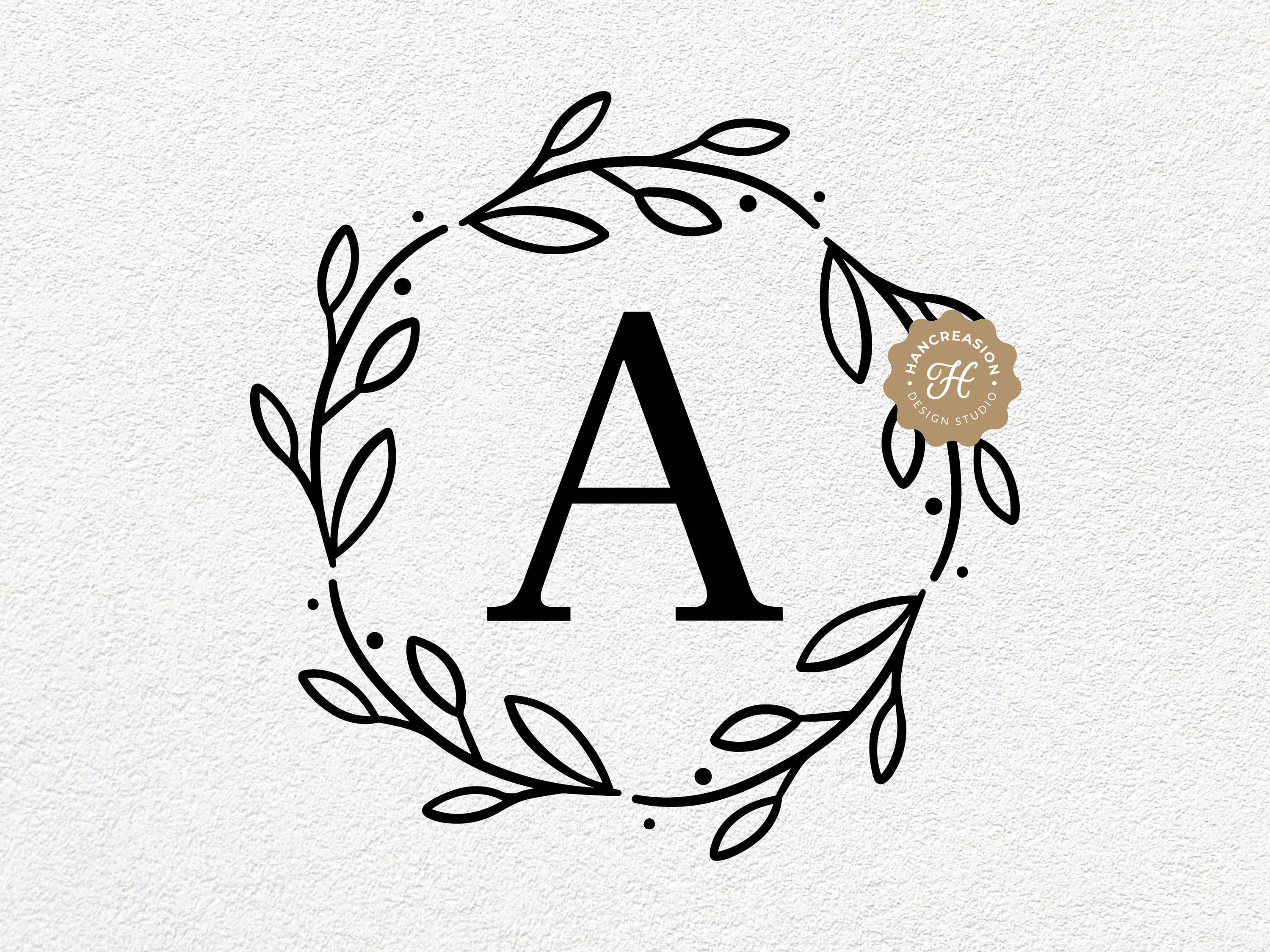 Monogram SVG Bundle Last Name Svg Initial Monogram Svg - Etsy