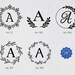 Monogram SVG Bundle, Last Name Svg, Initial Monogram Svg, Flourish ...