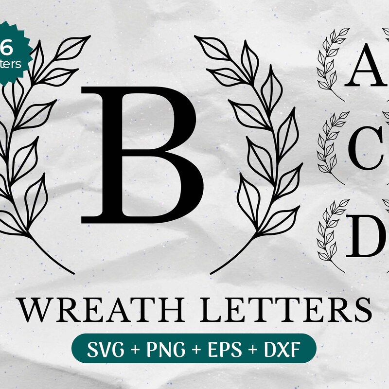 Vine Monogram Svg - Etsy