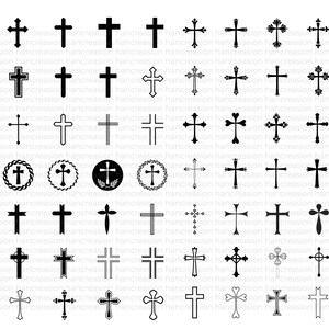 Kreuz SVG Bundle, Christliche Svg, Religiöse Svg, Glaube Svg, Jesus Kreuz Svg, Katholische Clip ...