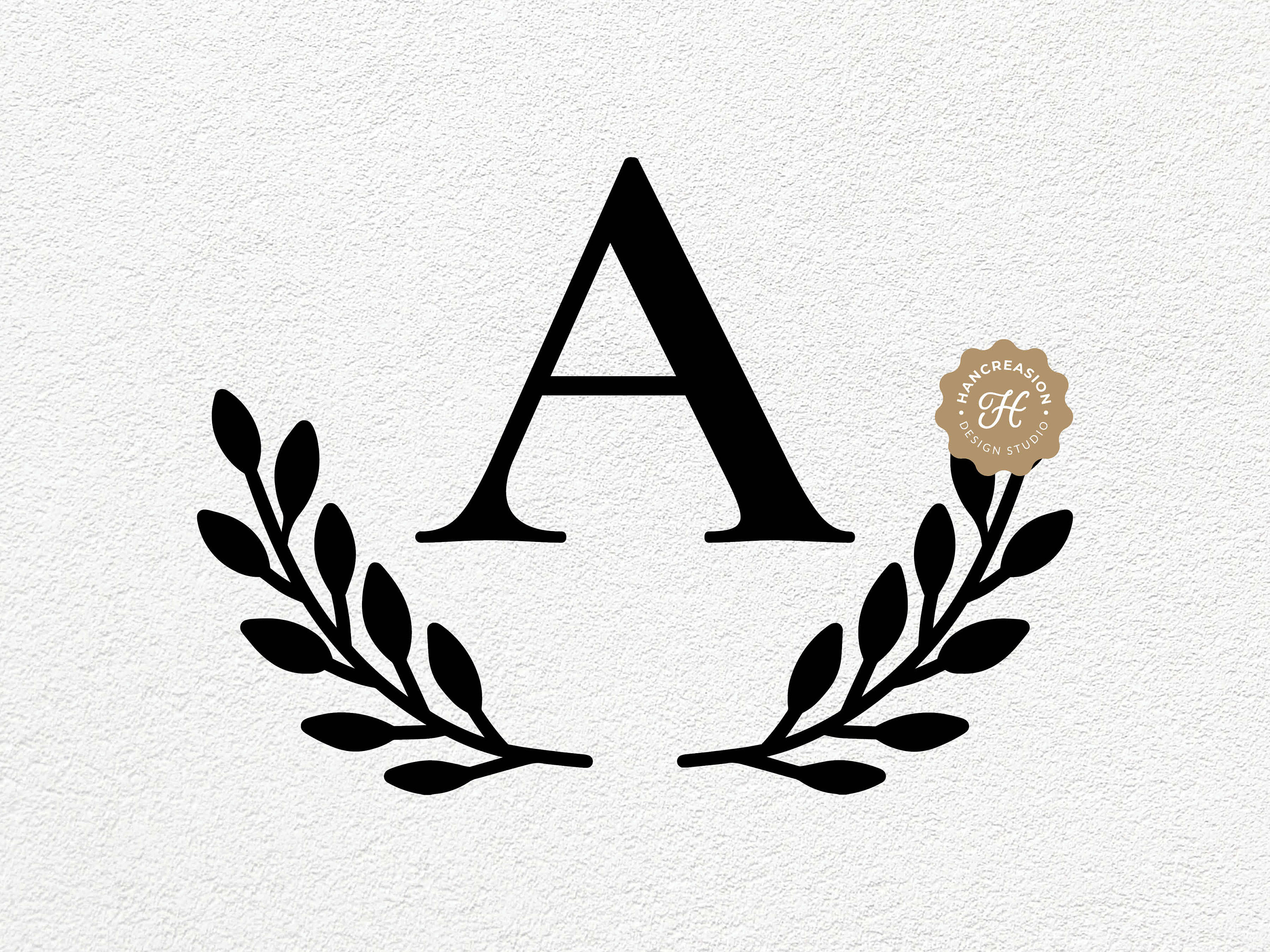 Monogram SVG Bundle, Last Name Svg, Initial Monogram Svg, Flourish ...