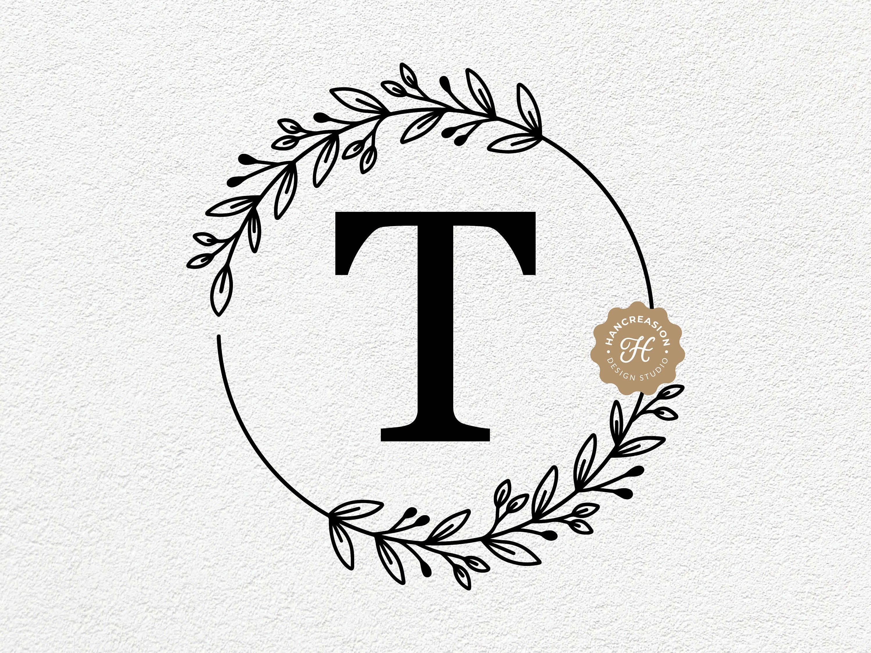 Monogram SVG Bundle, Last Name Svg, Initial Monogram Svg, Flourish ...