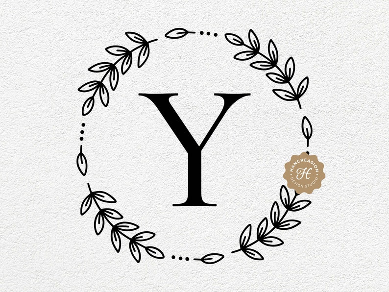 Monogram SVG Bundle Last Name Svg Initial Monogram Svg - Etsy