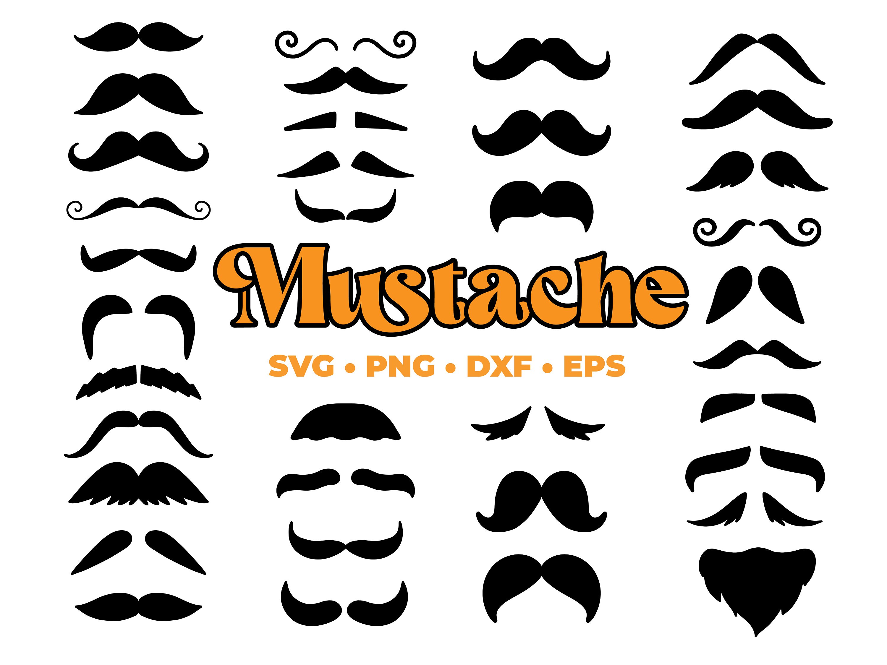 Mustache SVG Beard Svg Cowboy Svg Dad Svg Mexican Svg - Etsy