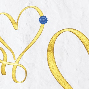 21 Gold Glitter Heart Clipart Bundle, Glitter Heart Outline, Valentines ...