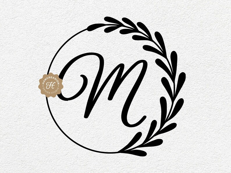 Monogram SVG Bundle Last Name Svg Initial Monogram Svg - Etsy