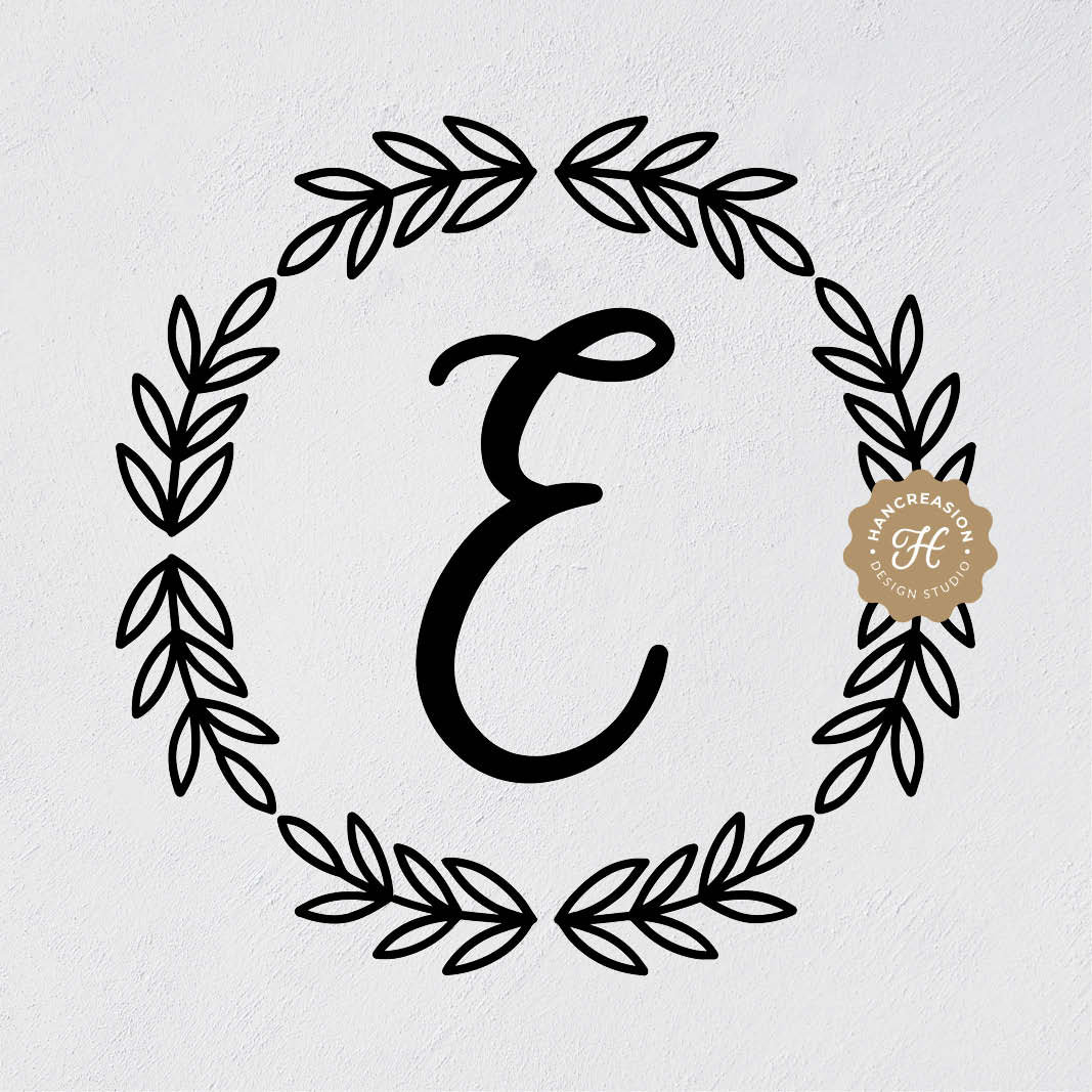 Monogram SVG Bundle Last Name Svg Initial Monogram Svg - Etsy