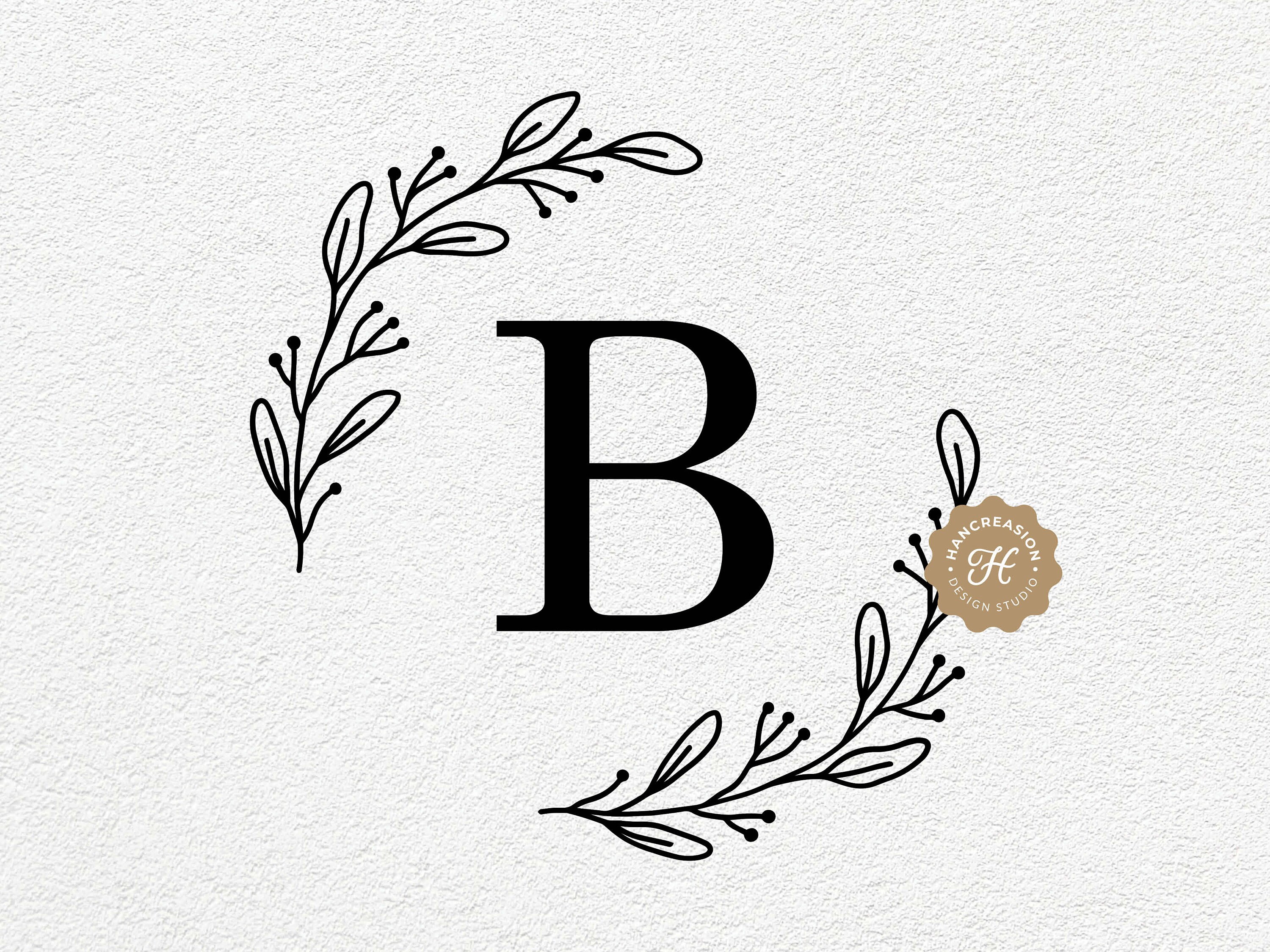 Monogram SVG Bundle Last Name Svg Initial Monogram Svg - Etsy