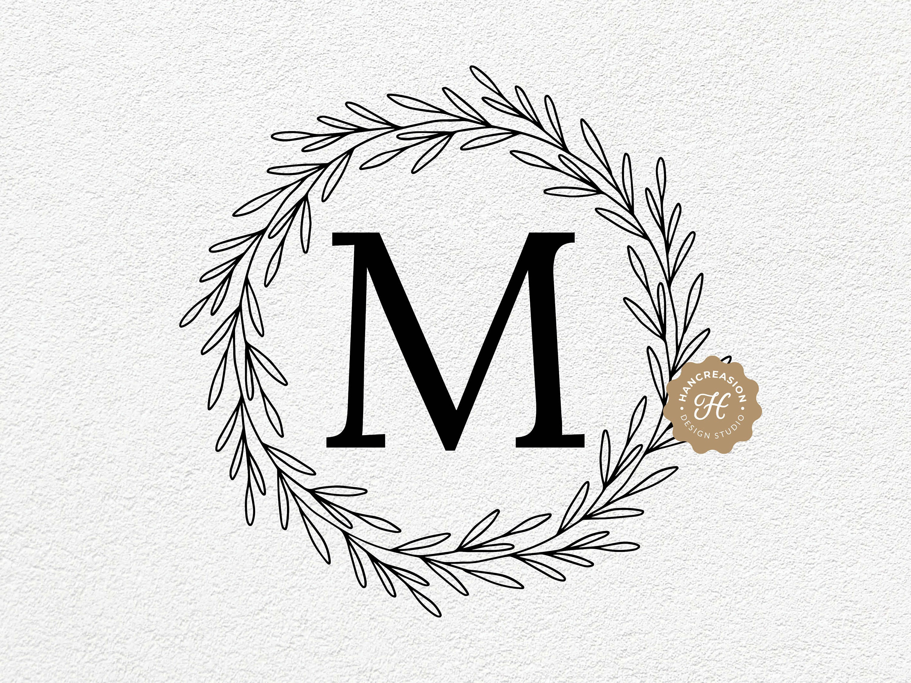 Monogram SVG Bundle Last Name Svg Initial Monogram Svg - Etsy