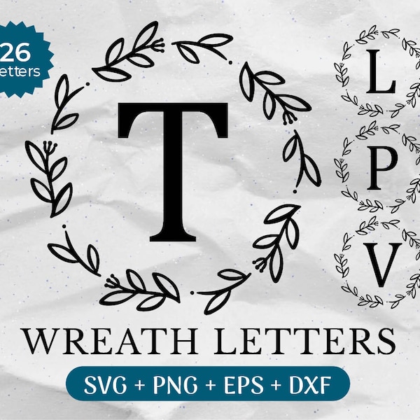 Monogram Letter T - Etsy