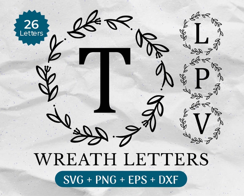 Monogram SVG Bundle Last Name Svg Initial Monogram Svg - Etsy