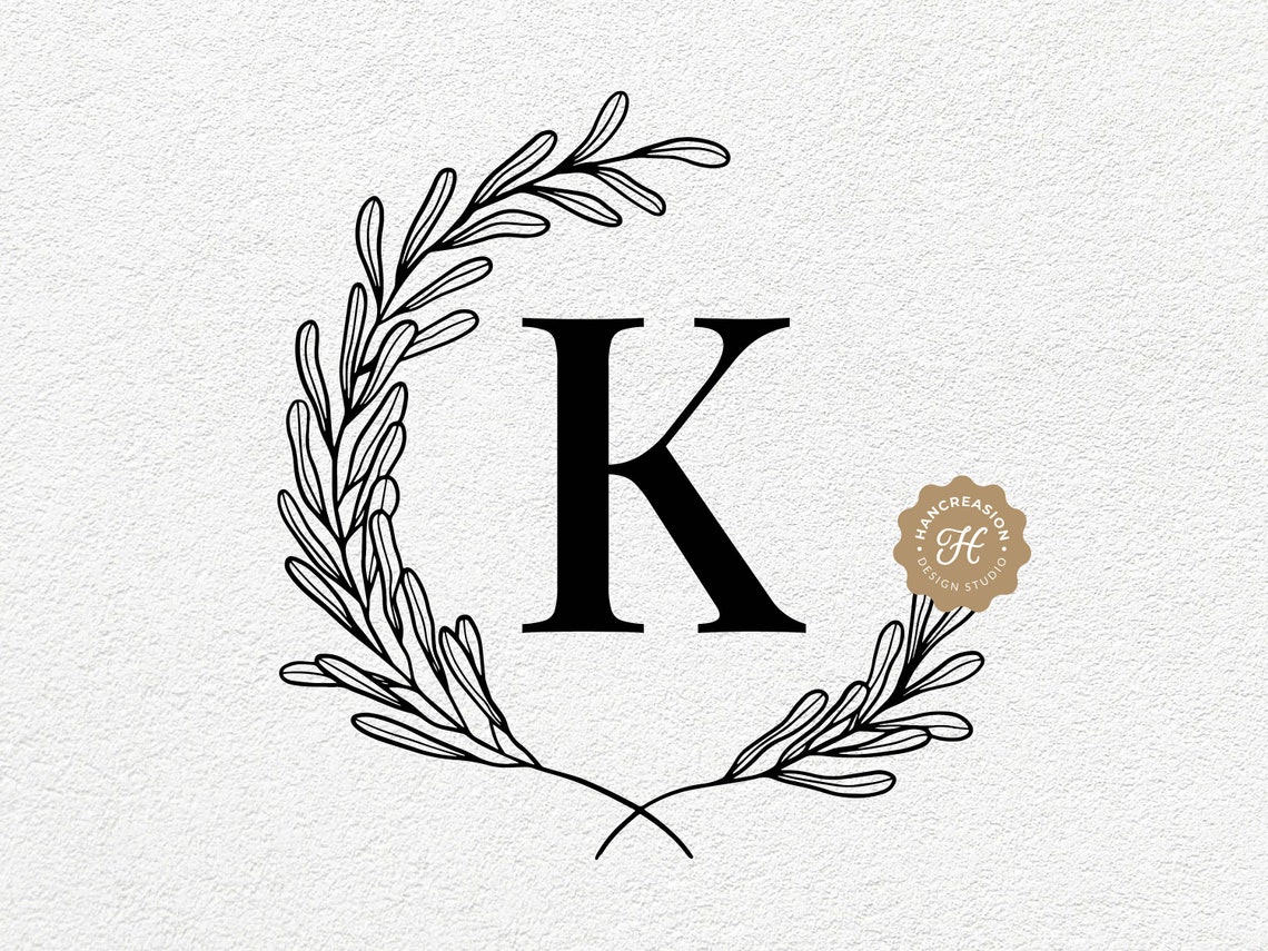 Monogram SVG Bundle, Last Name Svg, Initial Monogram Svg, Flourish ...