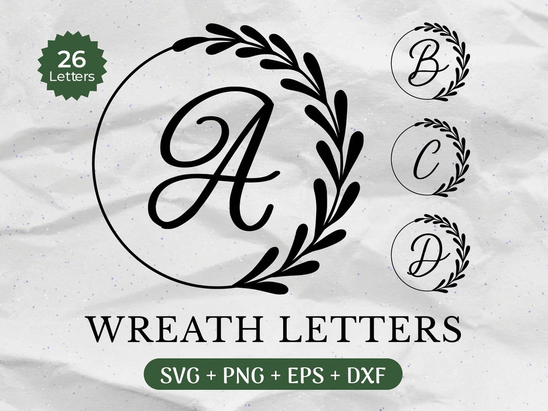 Monogram SVG Bundle, Last Name Svg, Initial Monogram Svg, Flourish ...