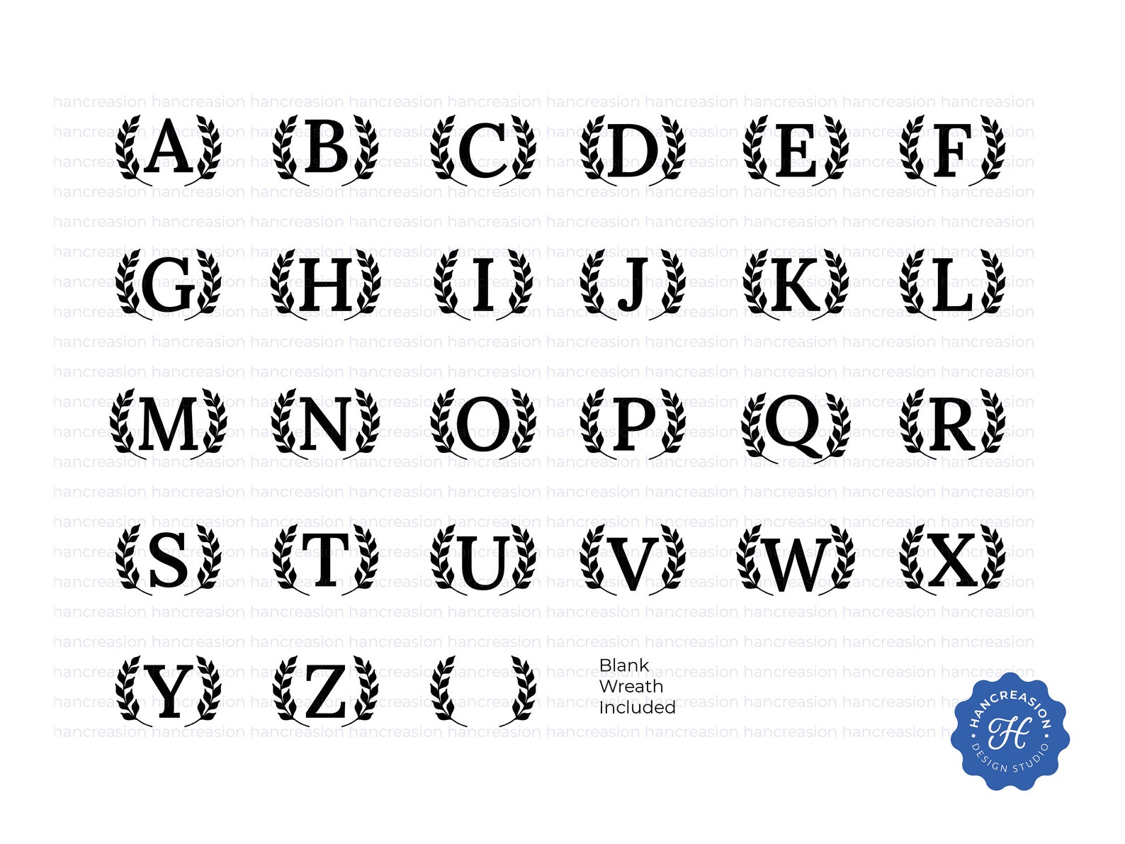 Monogram SVG Bundle, Last Name Svg, Initial Monogram Svg, Flourish ...