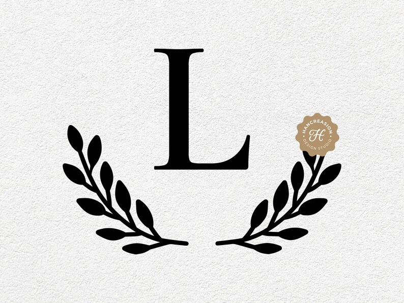 Monogram SVG Bundle, Last Name Svg, Initial Monogram Svg, Flourish ...