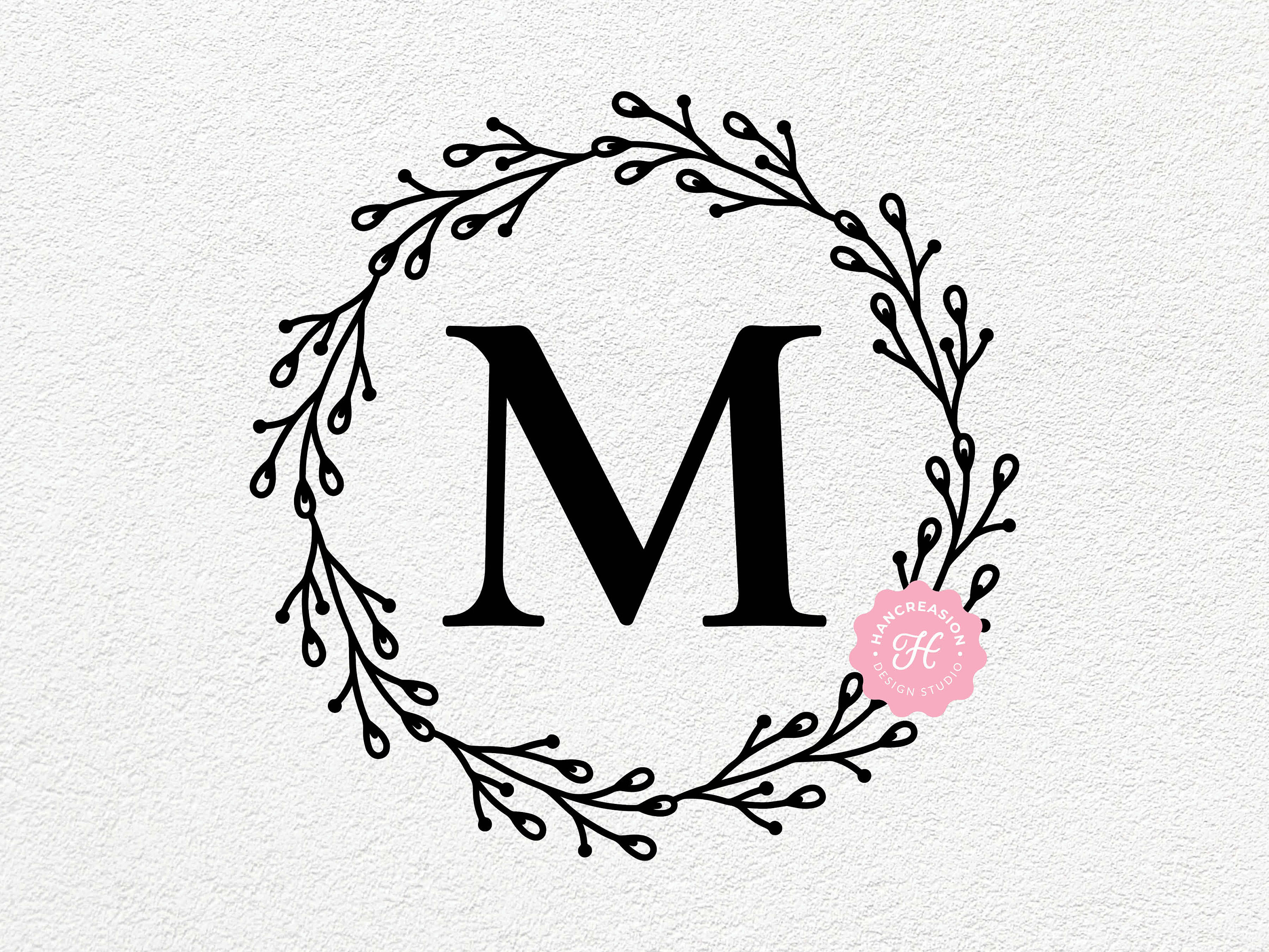 Monogram SVG Bundle, Last Name Svg, Initial Monogram Svg, Flourish ...