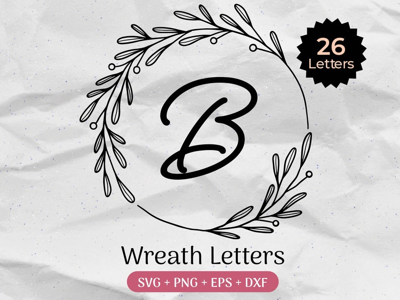 Monogram SVG Bundle Last Name Svg Initial Monogram Svg - Etsy