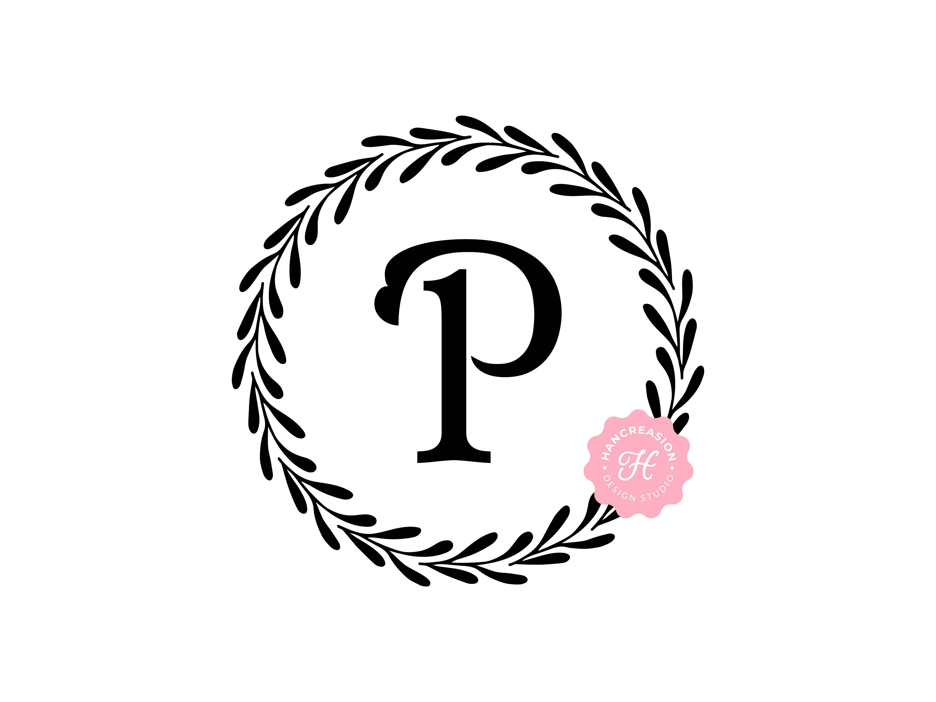 Monogram SVG Bundle, Last Name Svg, Initial Monogram Svg, Flourish ...