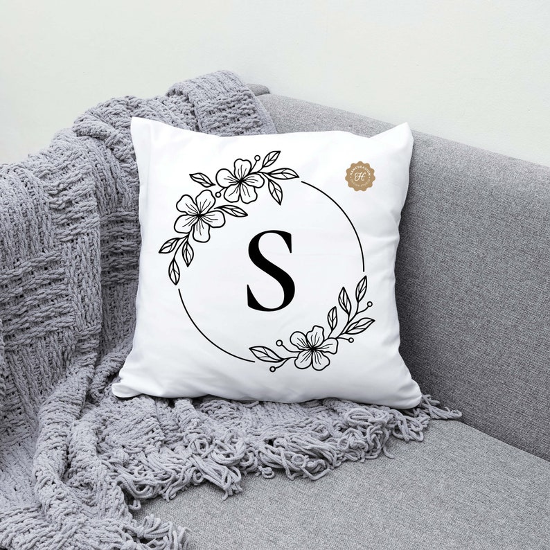 Monogram SVG Bundle Last Name Svg Initial Monogram Svg - Etsy