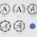 Monogram SVG Bundle, Last Name Svg, Initial Monogram Svg, Flourish ...