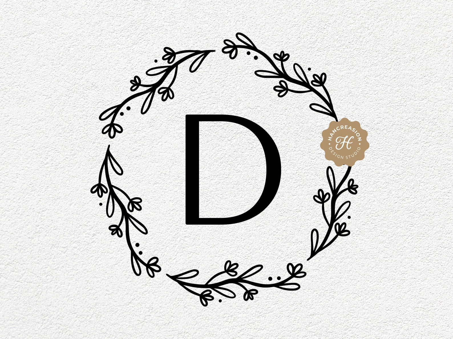 Monogram SVG Bundle Last Name Svg Initial Monogram Svg - Etsy