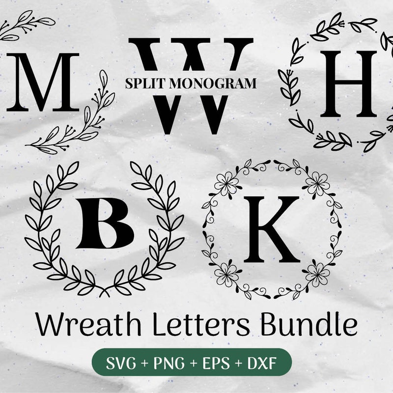 One Letter Monogram - Etsy