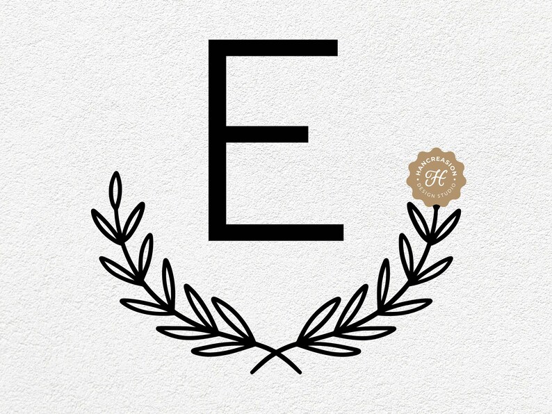 Monogram SVG Bundle Last Name Svg Initial Monogram Svg - Etsy