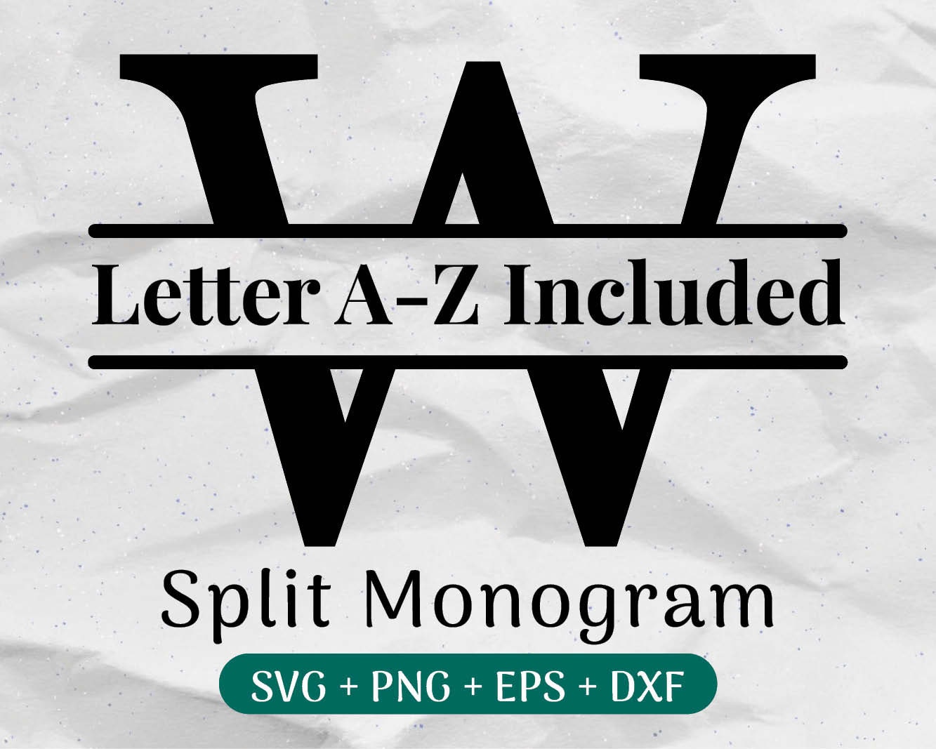 Split Monogram SVG Bundle Spilt Letter Svg Alphabet Clipart - Etsy ...