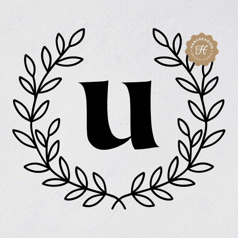 Monogram SVG Bundle Last Name Svg Initial Monogram Svg - Etsy