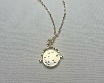 Brass Gold Astro Necklace - Etsy