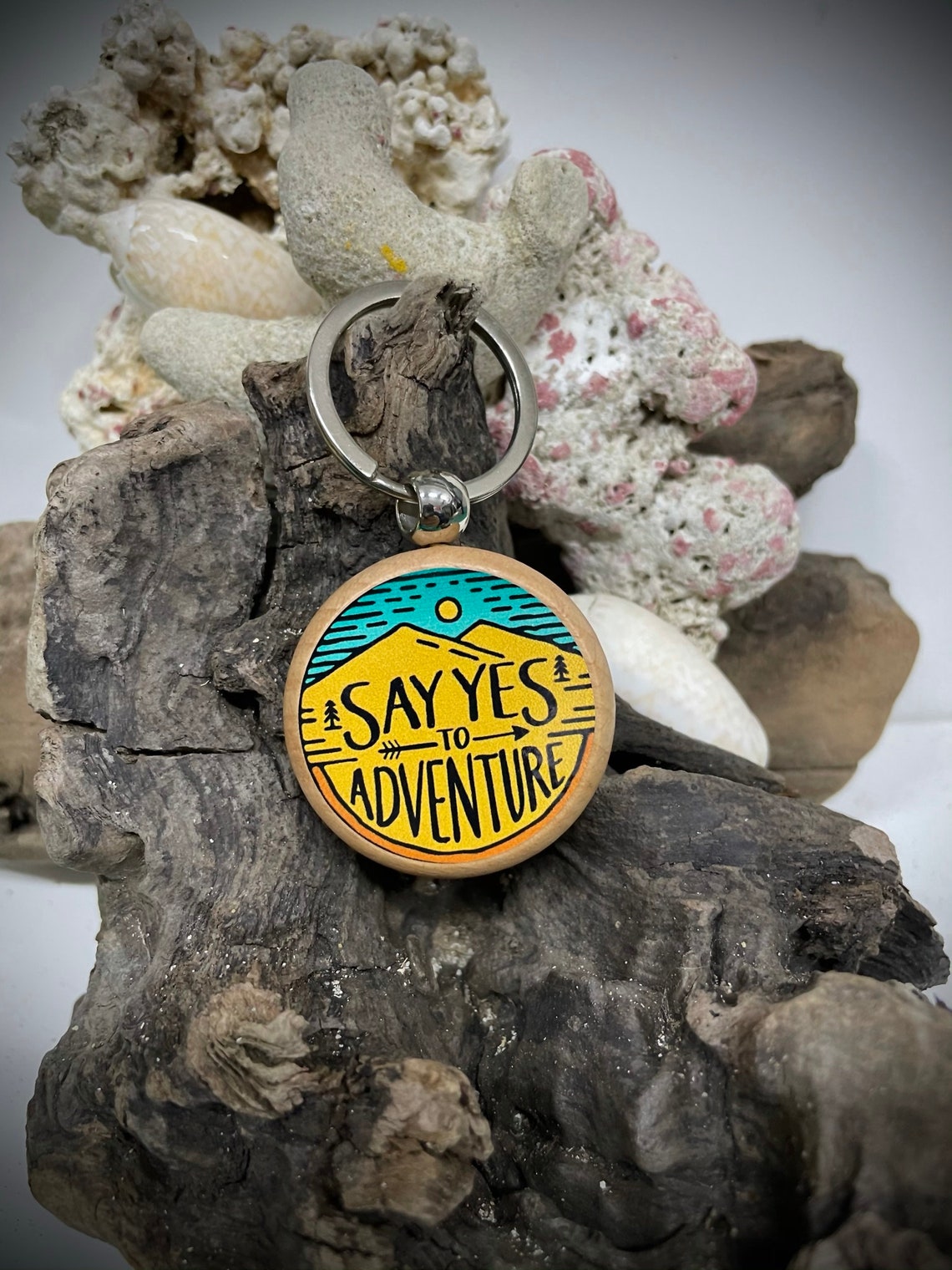 Yes to Adventure Wooden Keyring Camper Camping Fob T4 T5 T25 | Etsy