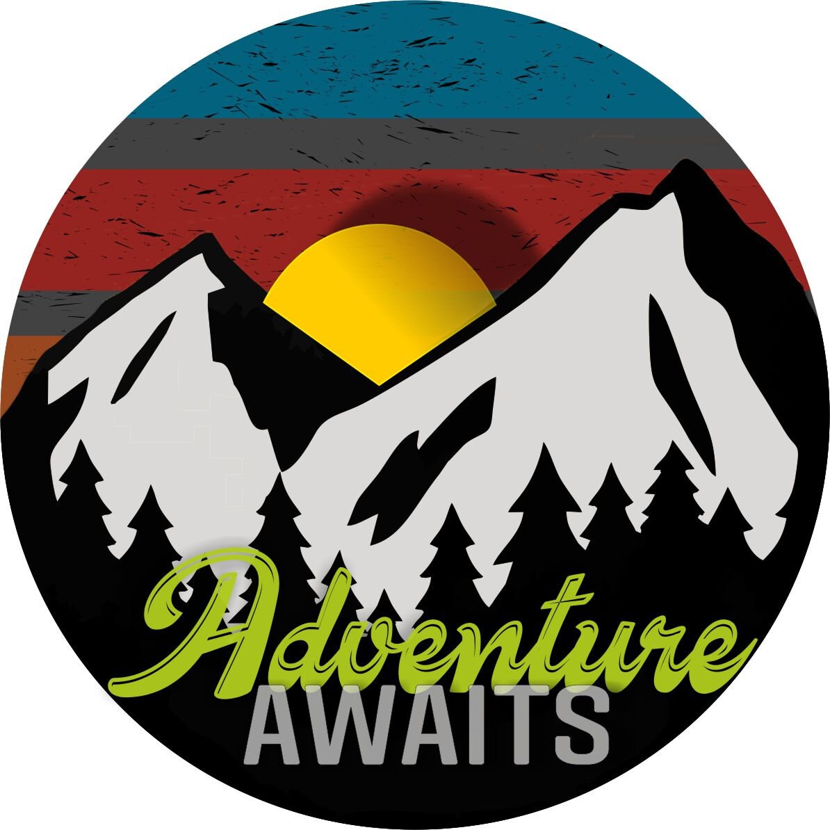 Van Life Adventure is calling Vinyl Sticker Camper camping | Etsy