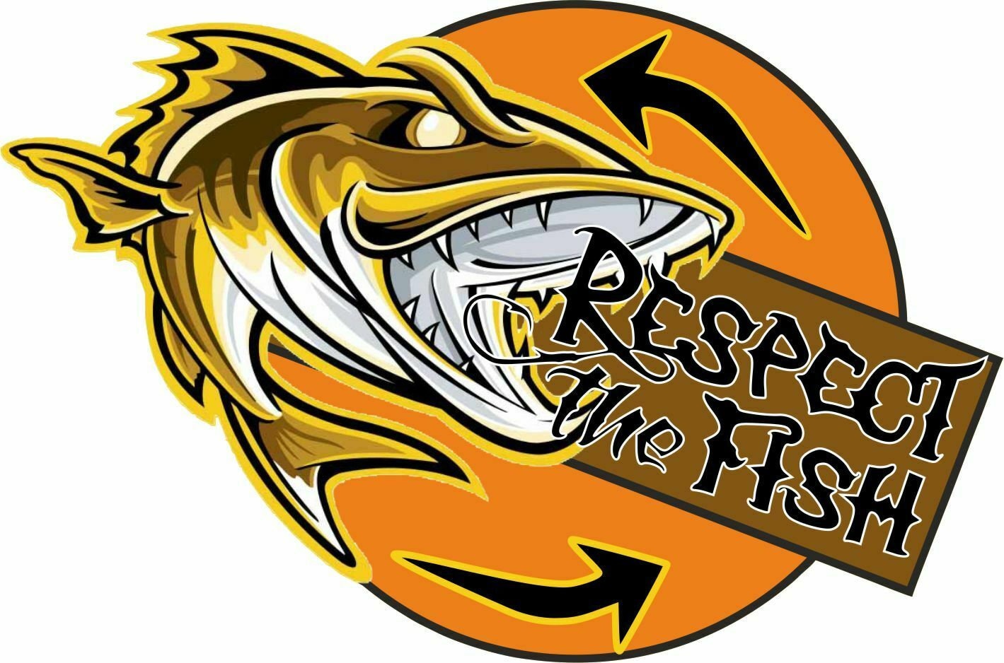 Respect the Fish Catch and Release Vinyl Sticker Camper | Etsy