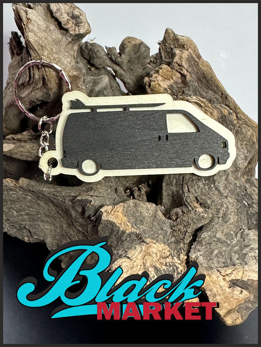Wooden Keyring, T4 Van Caravan, Van Life Camper , Motorhome Campervan ...