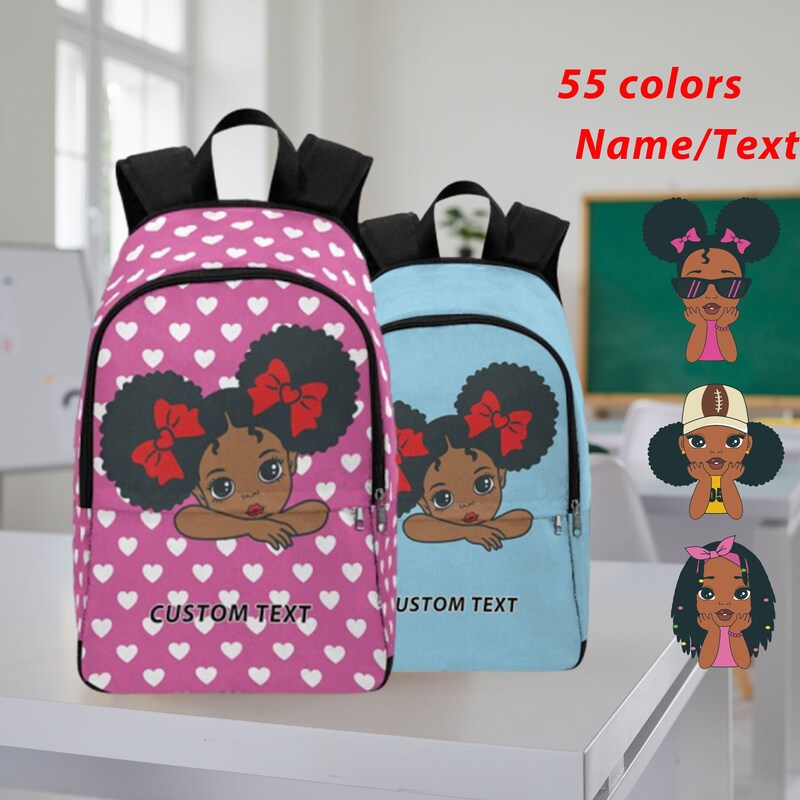 Black Girl Backpacks for School - Etsy
