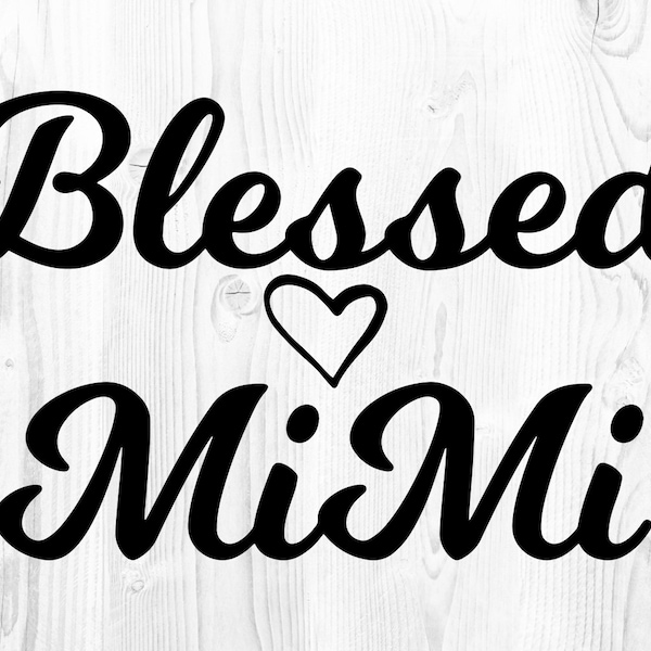 Blessed to Be Called Mom and Mimi - Etsy
