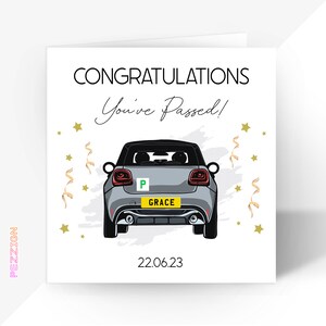 Personalised Congratulations Driving Test Greetings Card Passed Driving ...