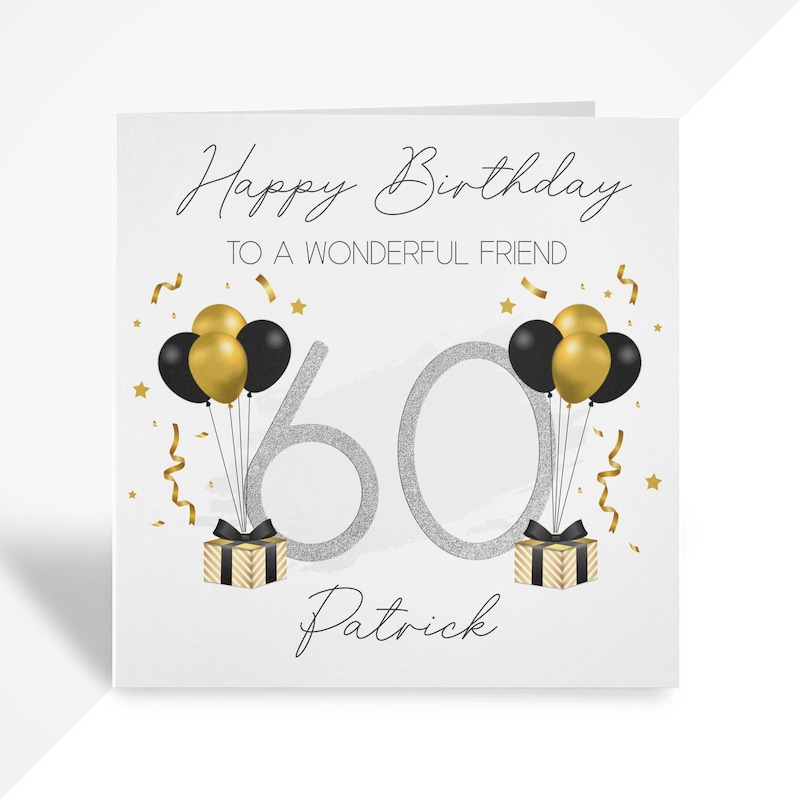 60th Birthday Cards for Men - Etsy UK