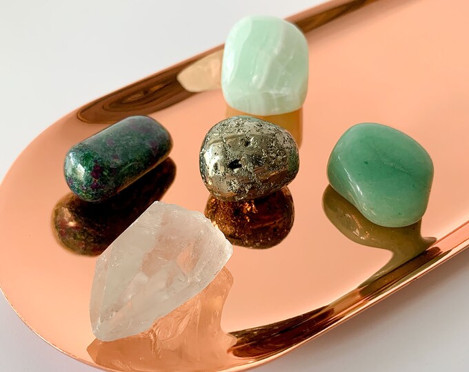 Prosperity Crystal Kit, Abundance Crystal Kit, Crystals for Prosperity ...