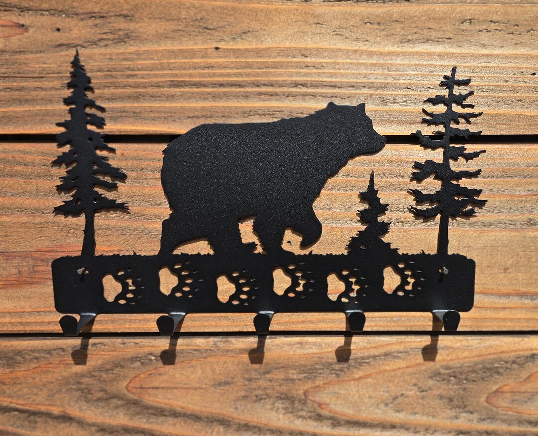 BEAR | Key Rack | Hunter | Outdoors - Etsy