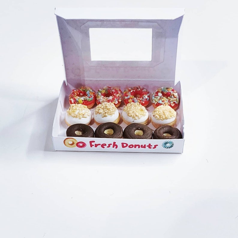 Miniature donuts 12 box | Etsy