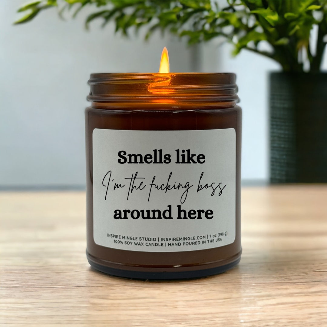 Personalized Funny Candle Boss Gift for Her Boss Candle Gag Gift New ...