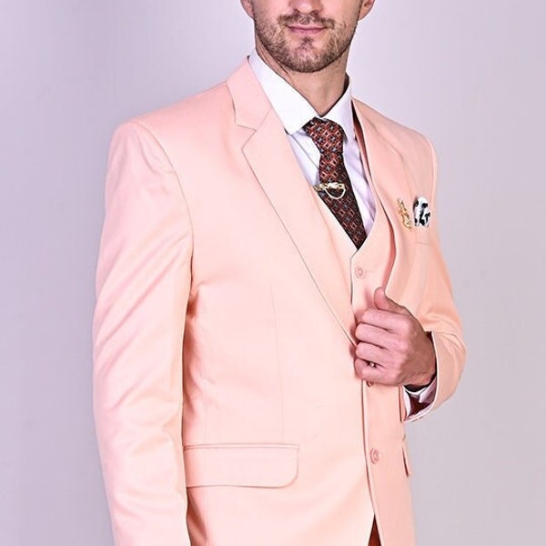 Peach Color Suit - Etsy